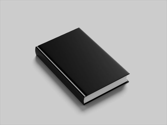Closed Left Book mockup | MockupsJar