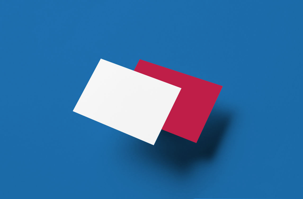 Business card double side mockup | MockupsJar