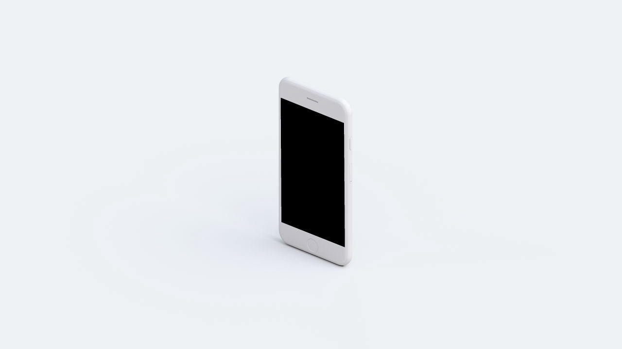iPhone Upright R mockup | MockupsJar