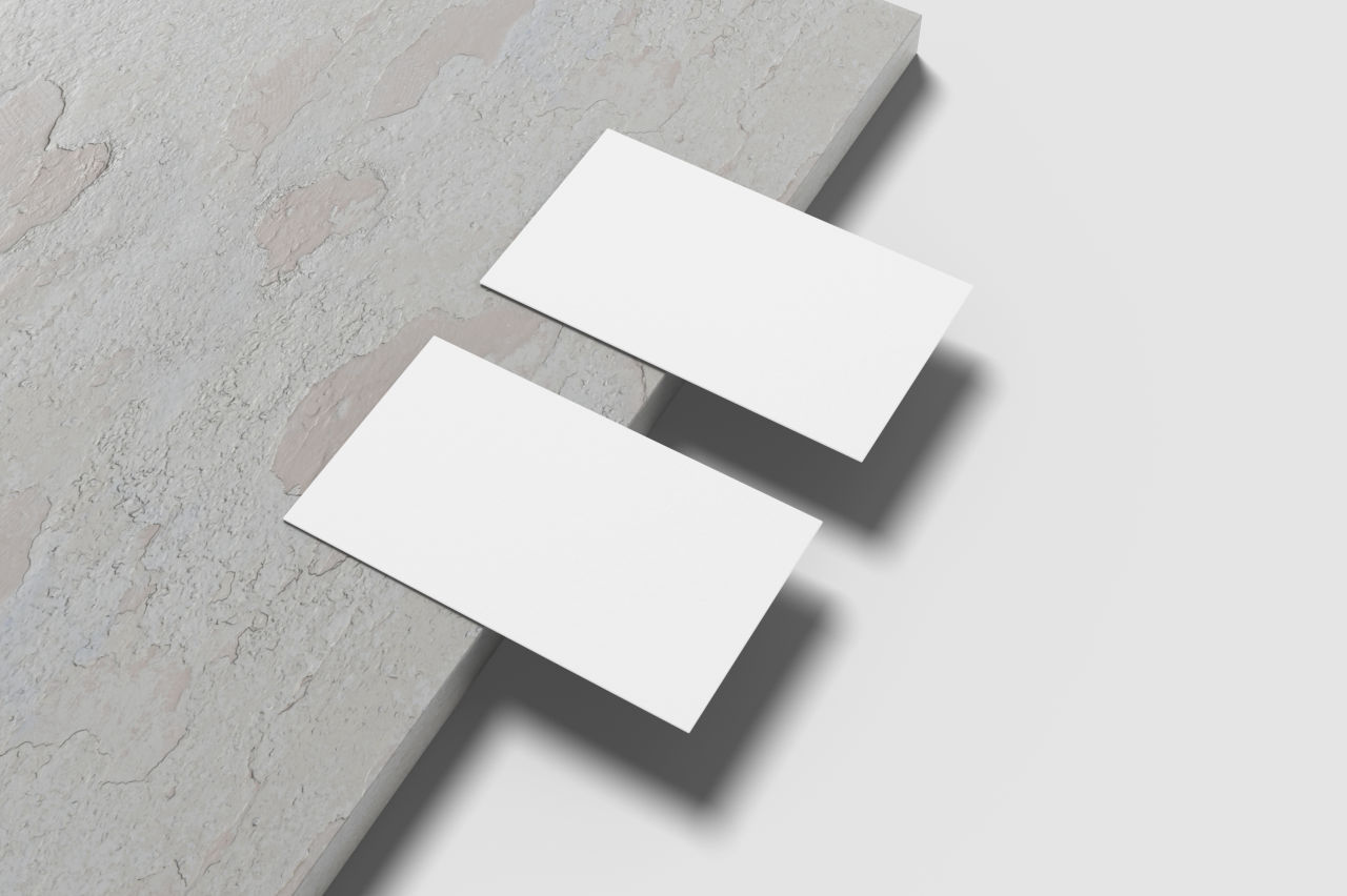 Minimal Business Card Showcase Mockup mockup | MockupsJar