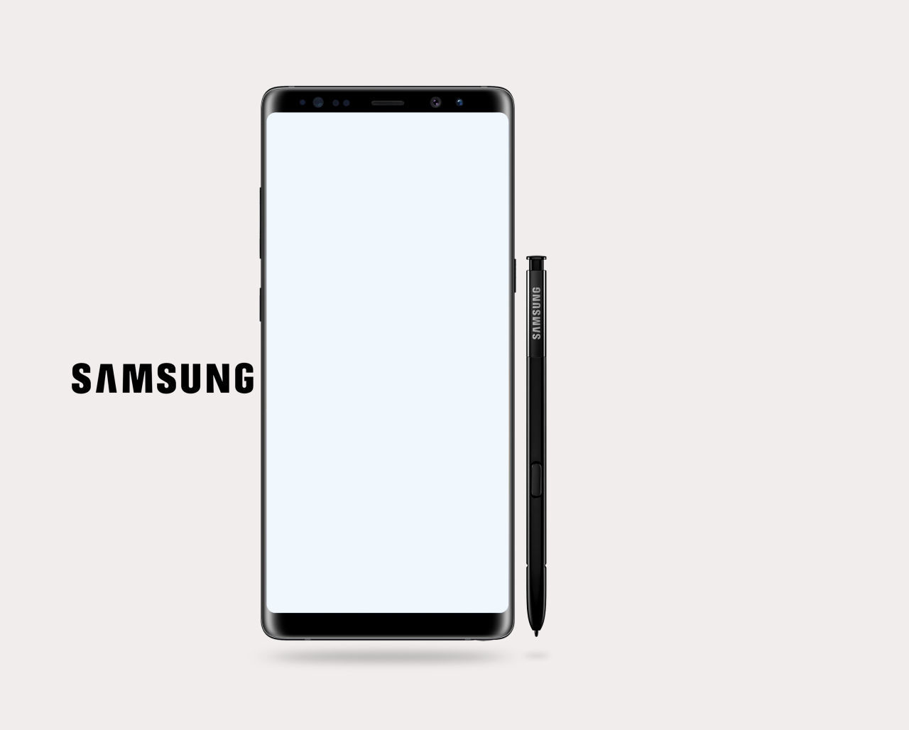 Samsung Galaxy Note 8 Mockup mockup | MockupsJar