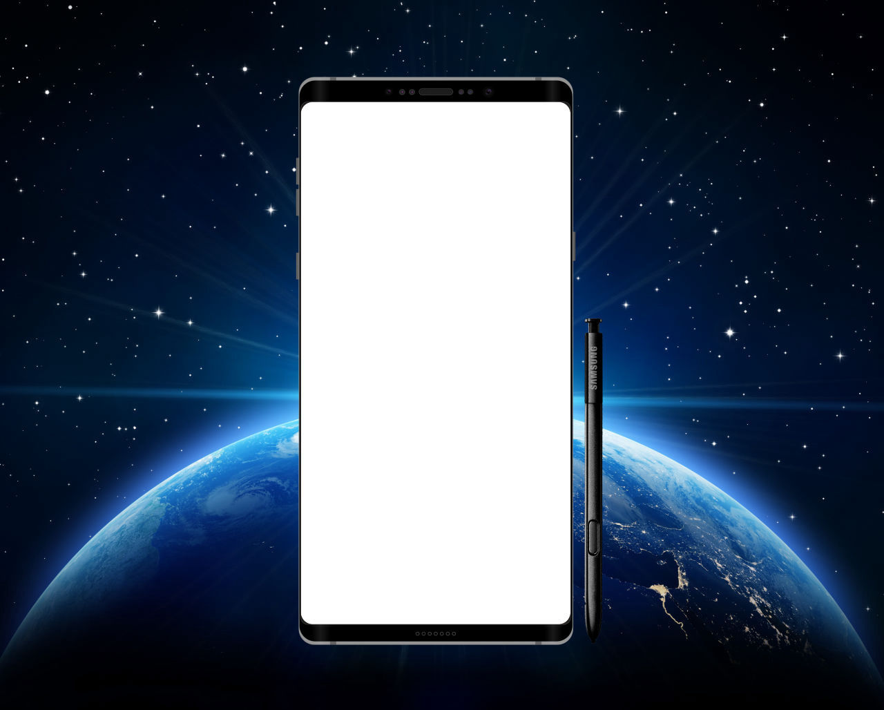 Samsung Galaxy Note 8 v4 mockup | MockupsJar