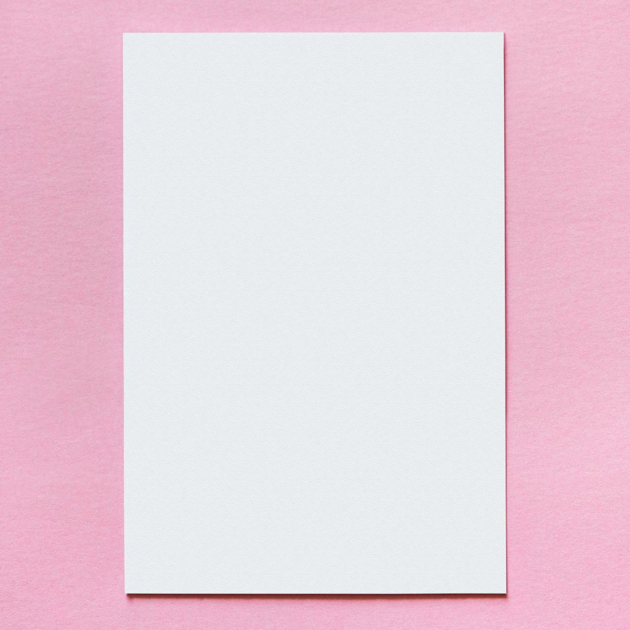 Top view of A4 paper mockup | MockupsJar